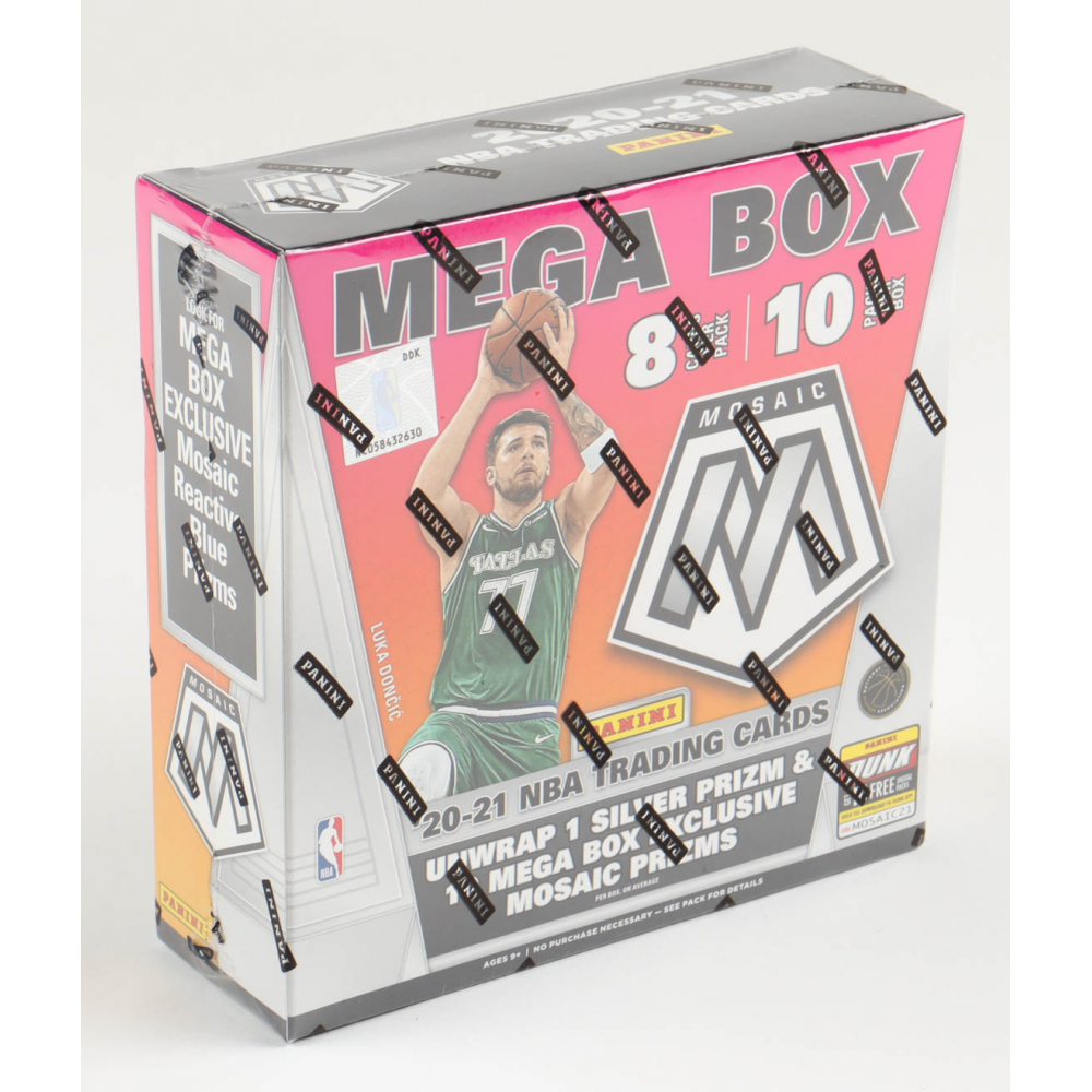2020-21 Panini Mosaic Basketball Mega Box with (10) Packs | Pristine ...
