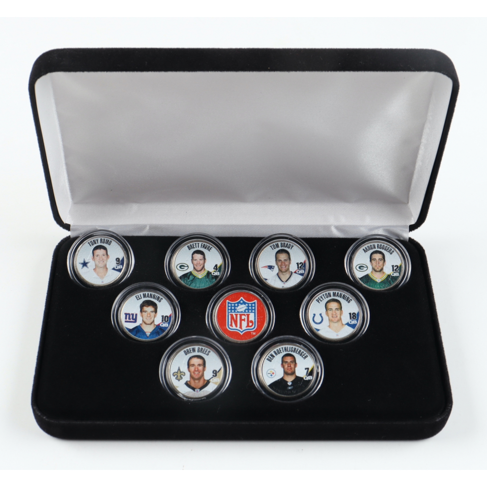 2002 U.S. NFL Colorized Ohio Football Coin Collector's Set of (9) Coins ...