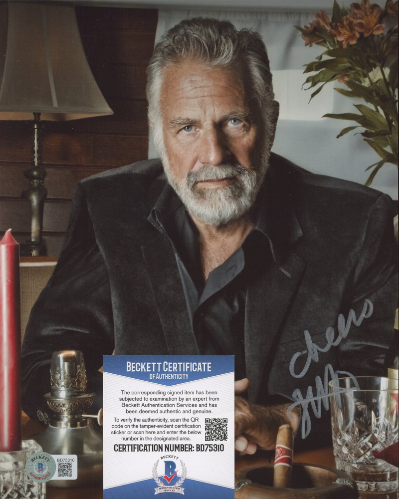 Jonathan Goldsmith Signed "The Most Interesting Man in the World" 8x10 ...