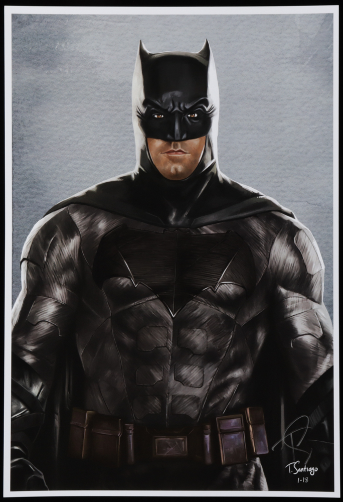 Tony Santiago - Batman - DC Comics 13x19 Signed Lithograph (PA ...