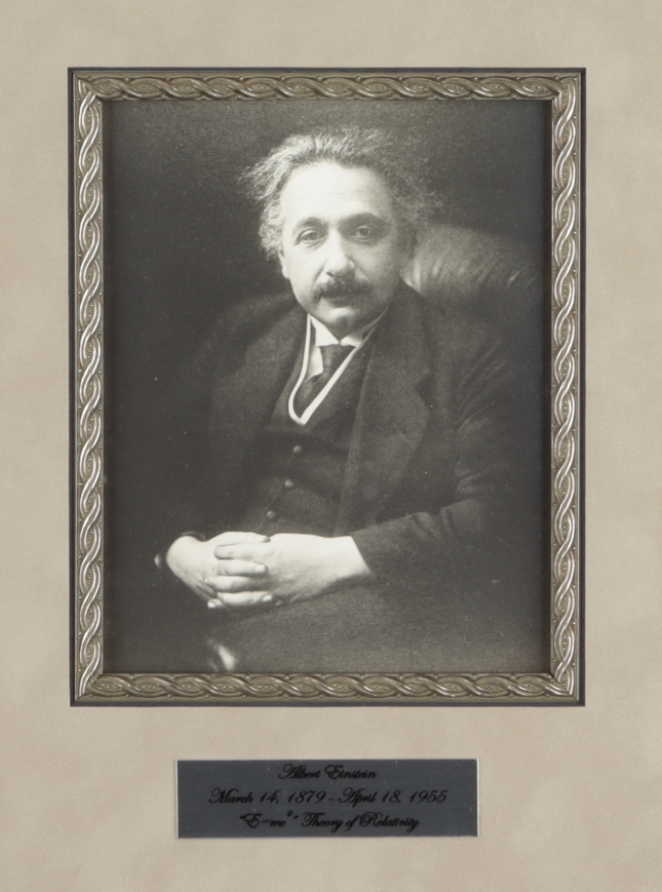 Albert Einstein Signed 19x21 Custom Framed Letter Display (Beckett) | Pristine Auction