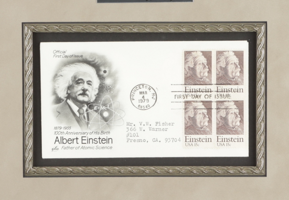 Albert Einstein Signed 19x21 Custom Framed Letter Display (Beckett) | Pristine Auction