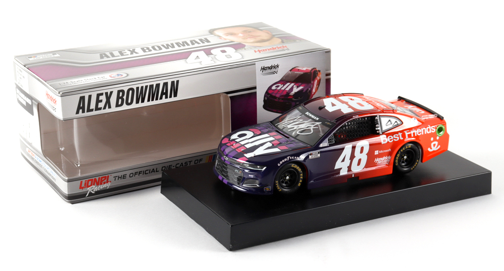 Alex Bowman Signed 2021 NASCAR #48 Ally Best Friends Camaro - 1:24 ...