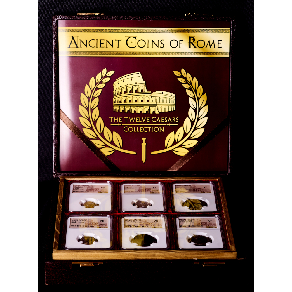 Ancient Coins of Rome (c.46 BC - 96 AD) The Twelve Caesars Silver ...