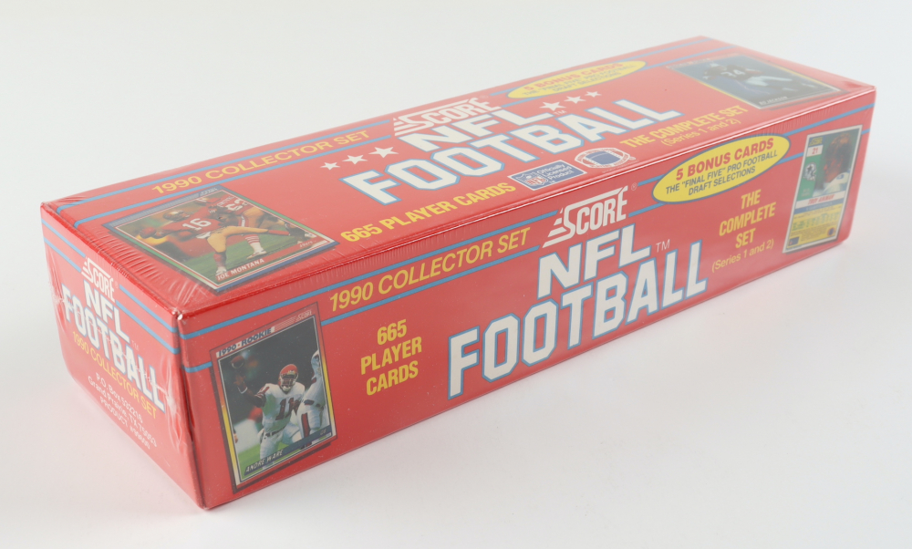 1990 Score Football Complete Set of (660) Cards with Joe Montana #1 ...