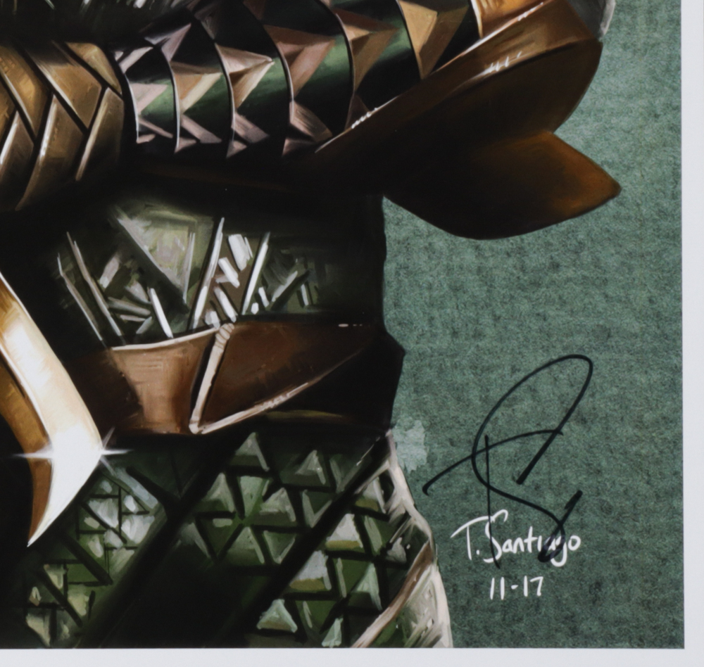 Aquaman Dc Comics 13x19 Signed Lithograph By Tony Santiago Pa