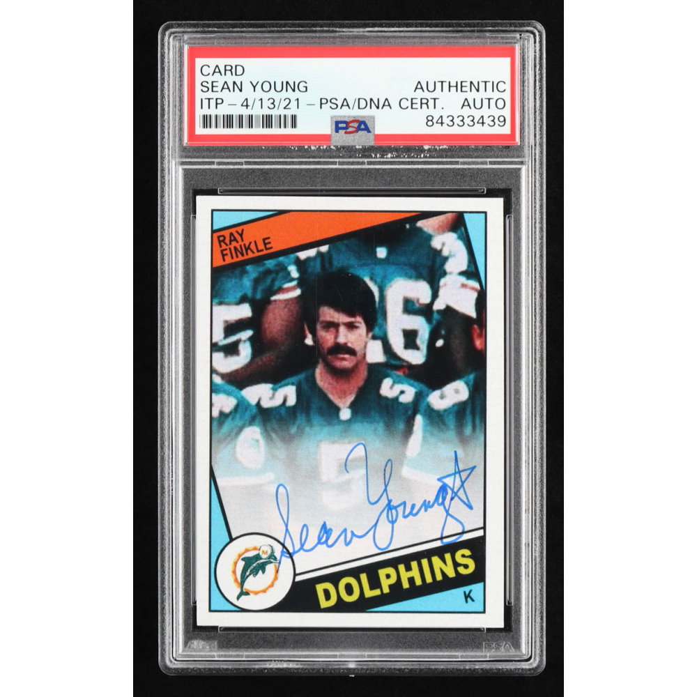 Sean Young Signed "Ace Ventura: Pet Detective" Ray Finkle Dolphins ...