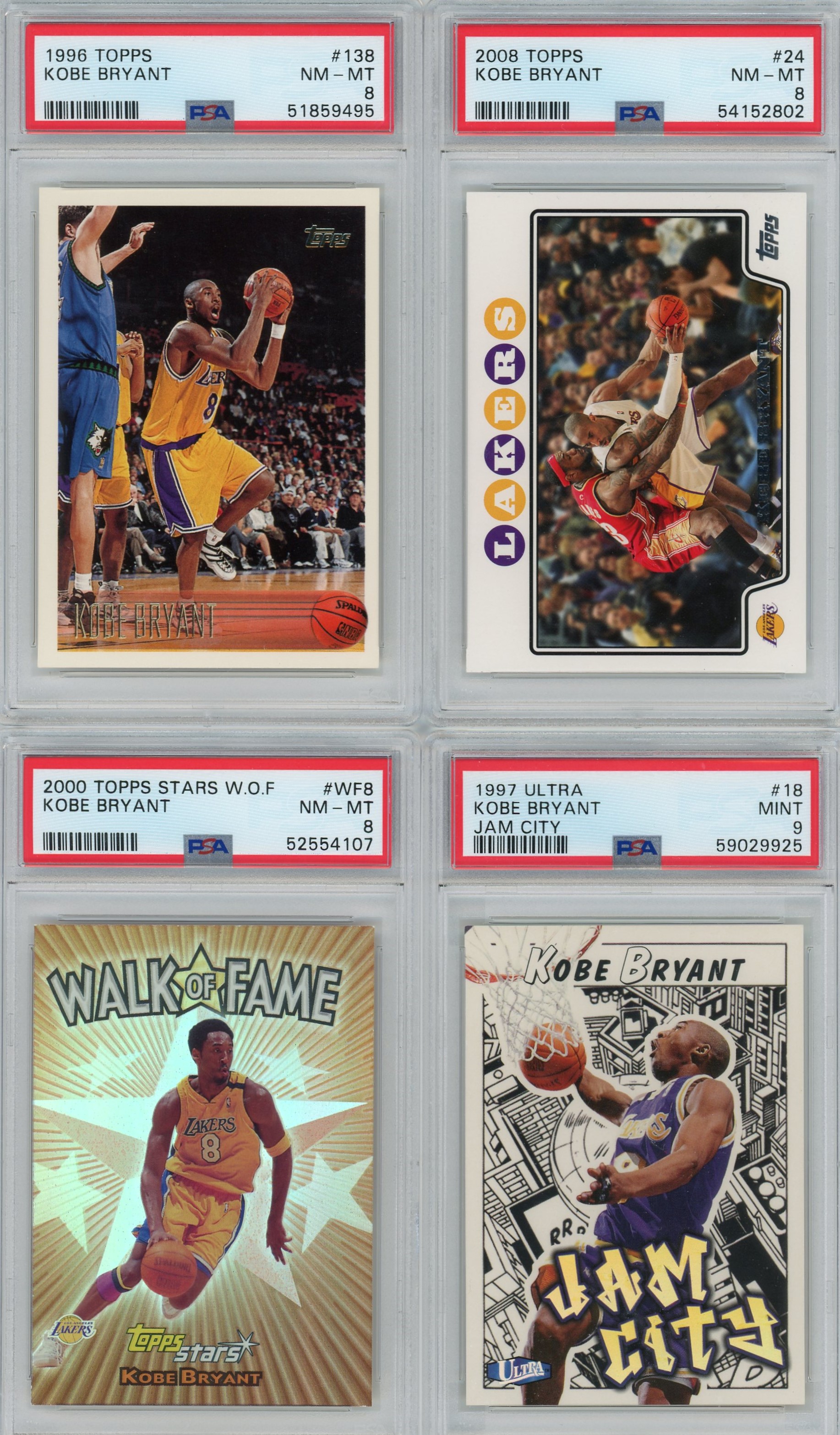 Sports Memorabilia Boxes Kobe Bryant PSA Graded Mystery Box Series 1 ...