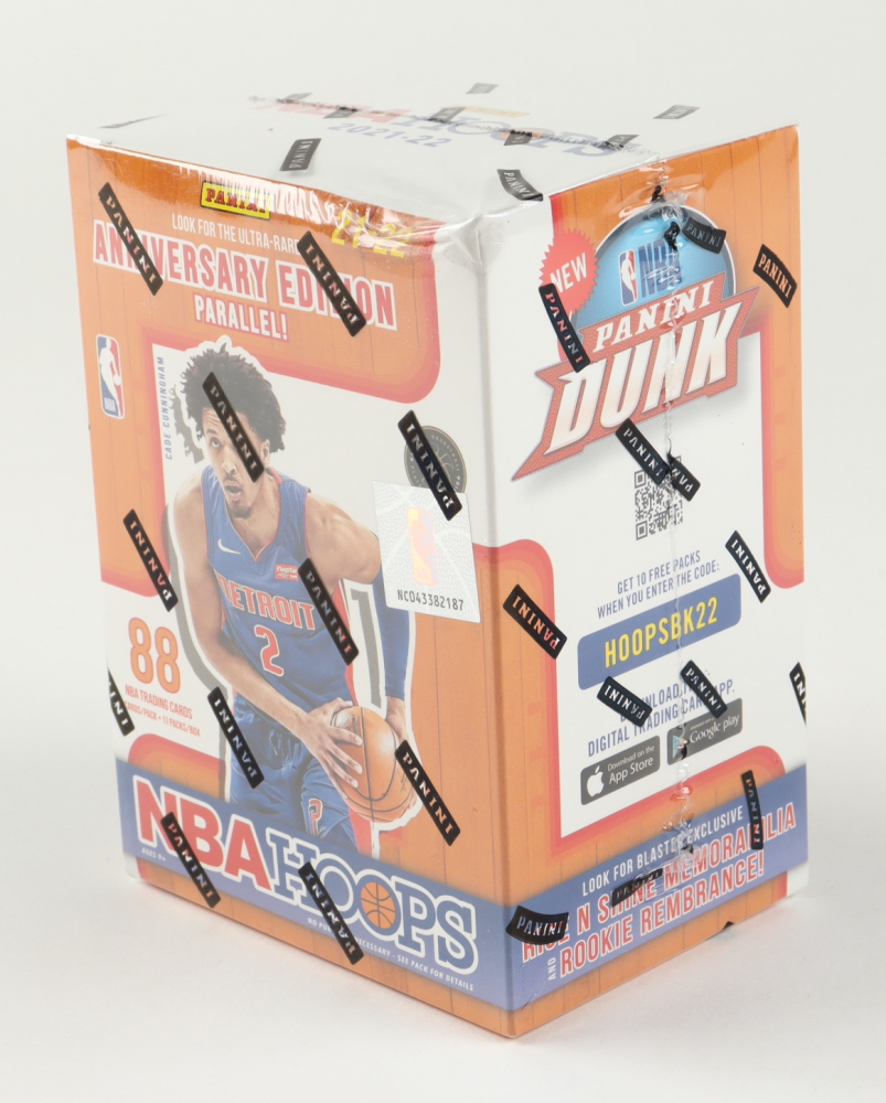 2021-22 Panini NBA Hoops Basketball Blaster Box with (11) Packs ...