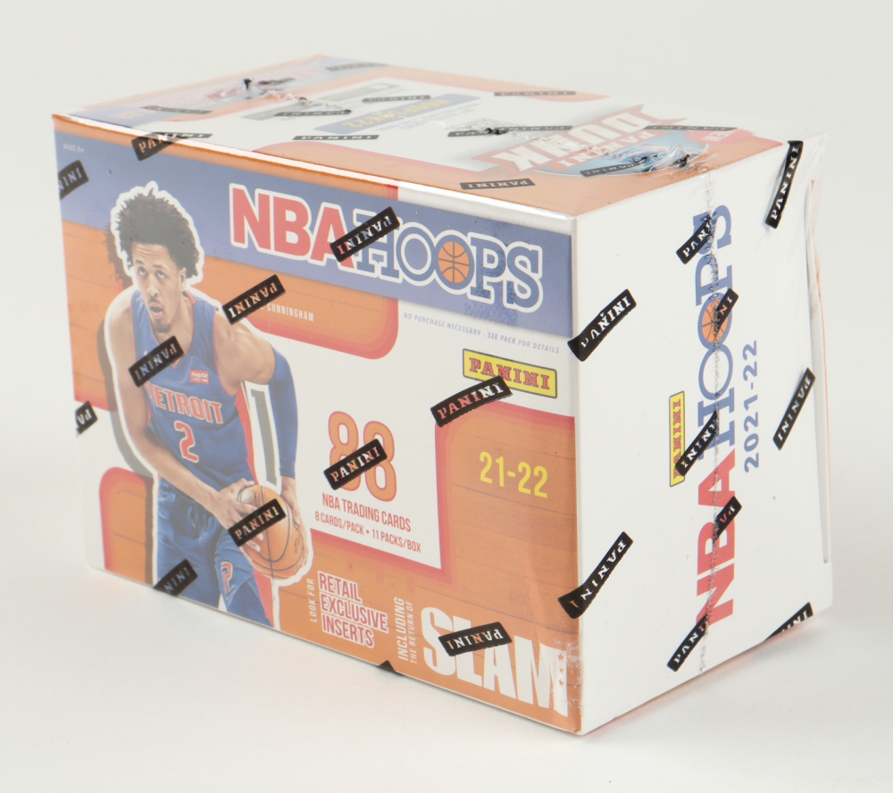 2021-22 Panini NBA Hoops Basketball Blaster Box with (11) Packs ...