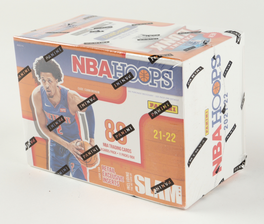 2021-22 Panini NBA Hoops Basketball Blaster Box with (11) Packs ...