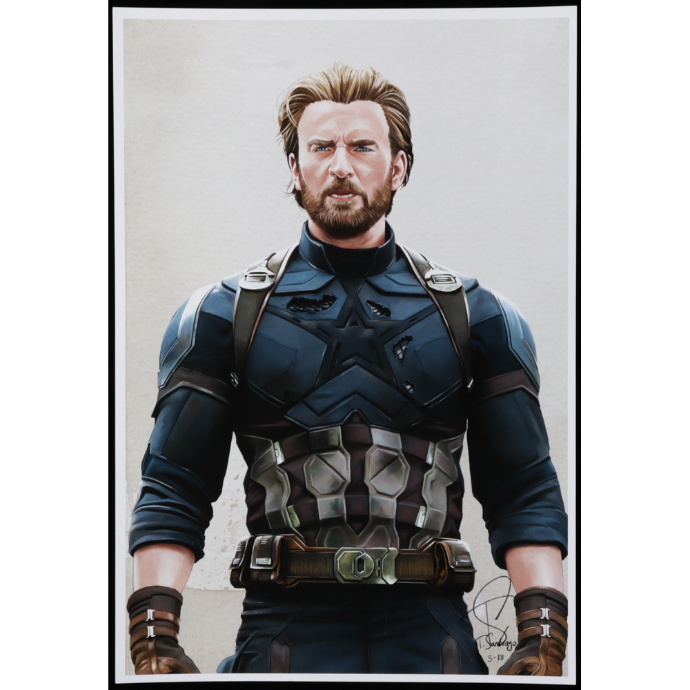 Captain America - The Avengers - Marvel Comics 13x19 Signed Lithograph ...