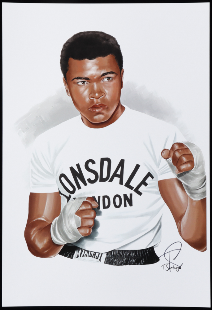 Tony Santiago - Muhammad Ali - 13x19 Signed Lithograph (PA) | Pristine ...
