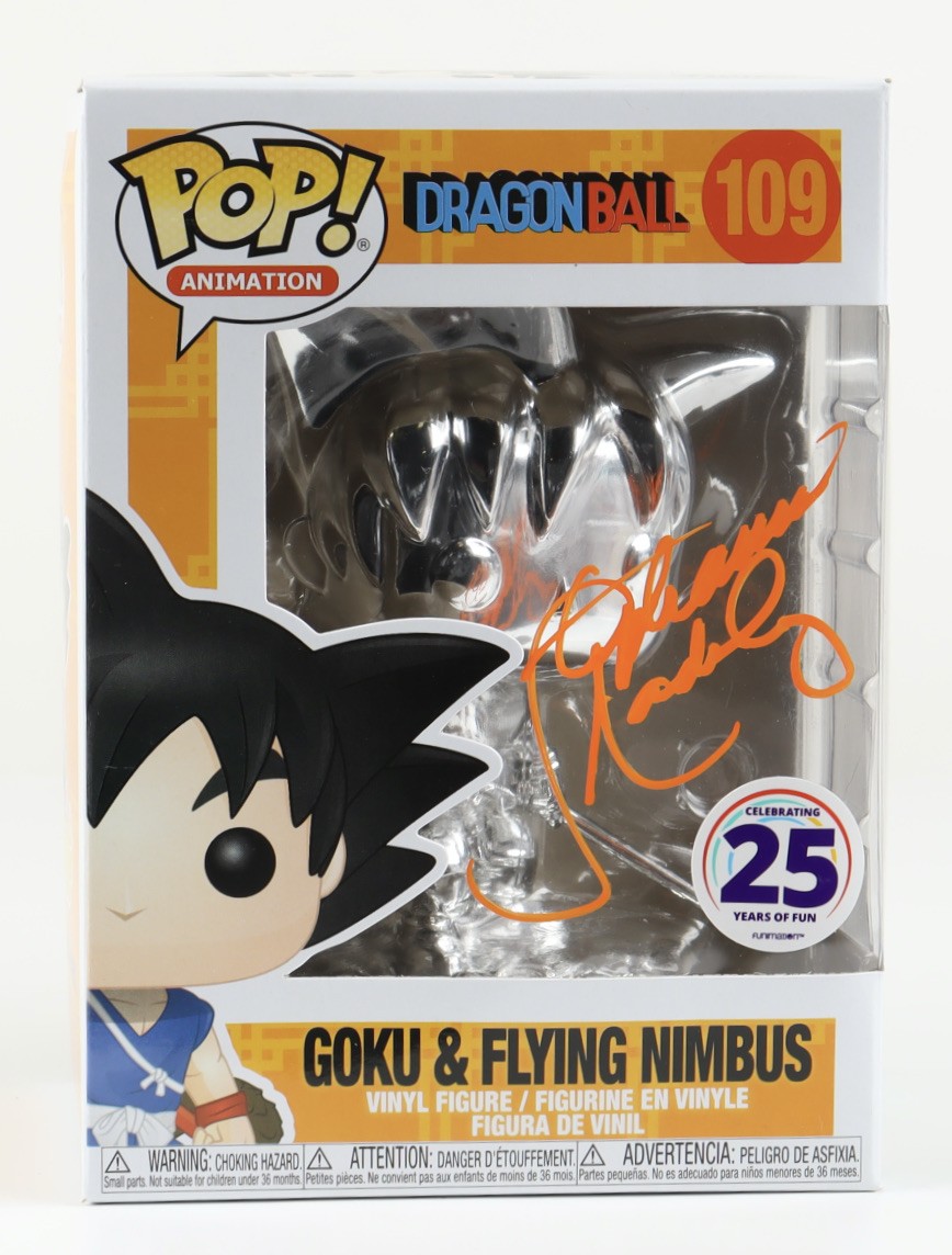 Stephanie Nadolny Signed "Dragon Ball Z" #109 Goku & Flying Nimbus ...