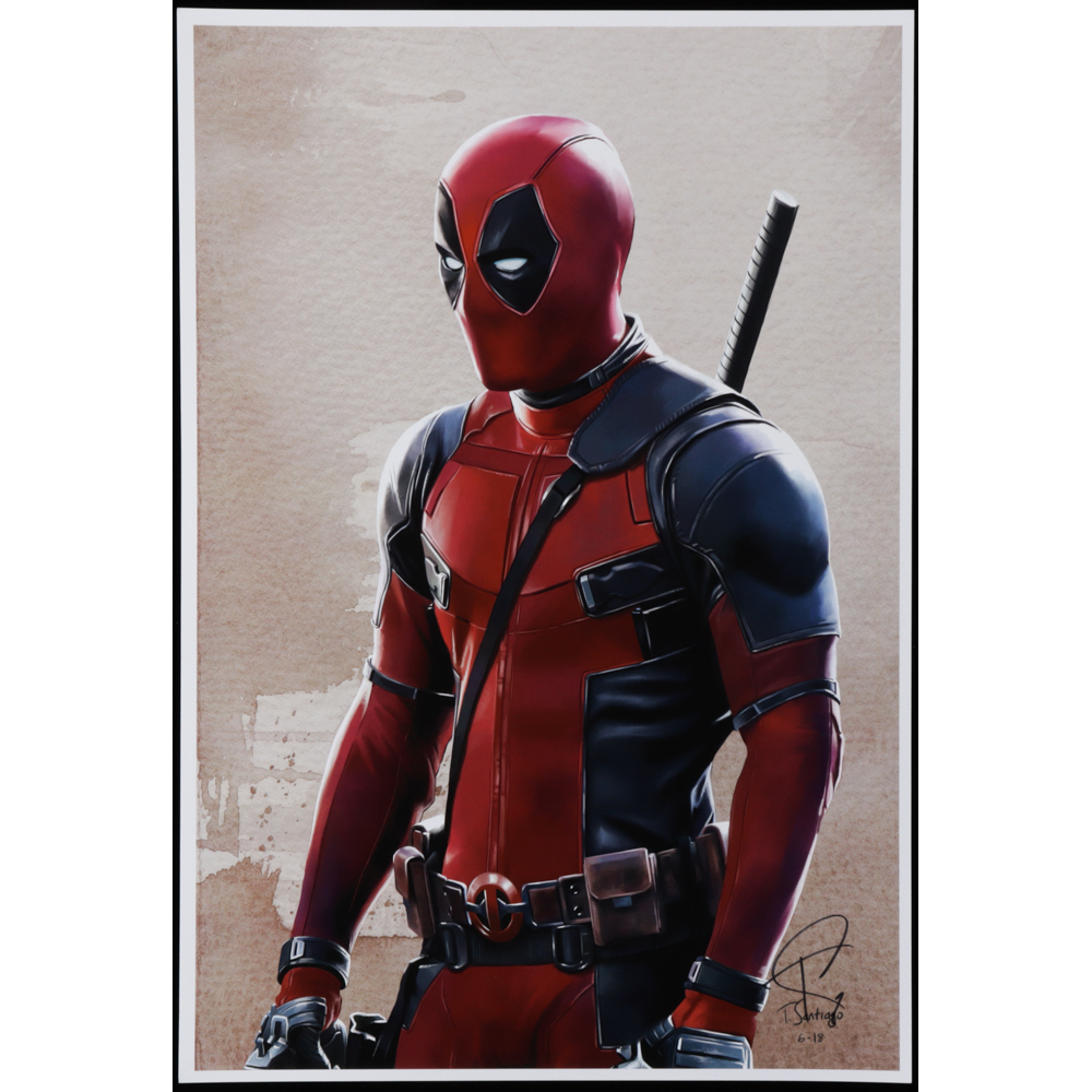 Tony Santiago - Deadpool - Marvel Comics 13x19 Signed Lithograph (PA ...