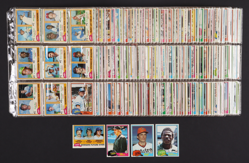 1981 Topps Baseball Complete Set of (726) Cards with Jack Perconte ...
