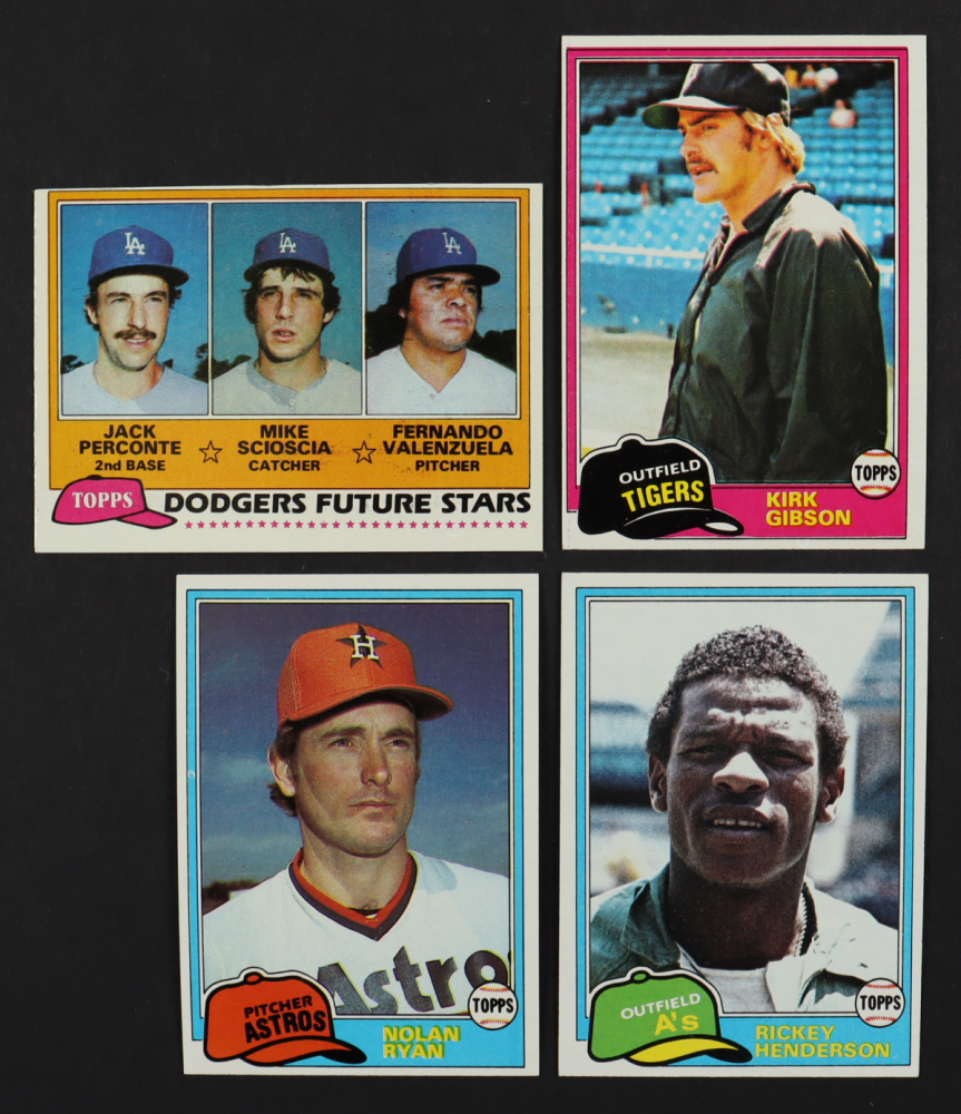 1981 Topps Baseball Complete Set of (726) Cards with Jack Perconte ...