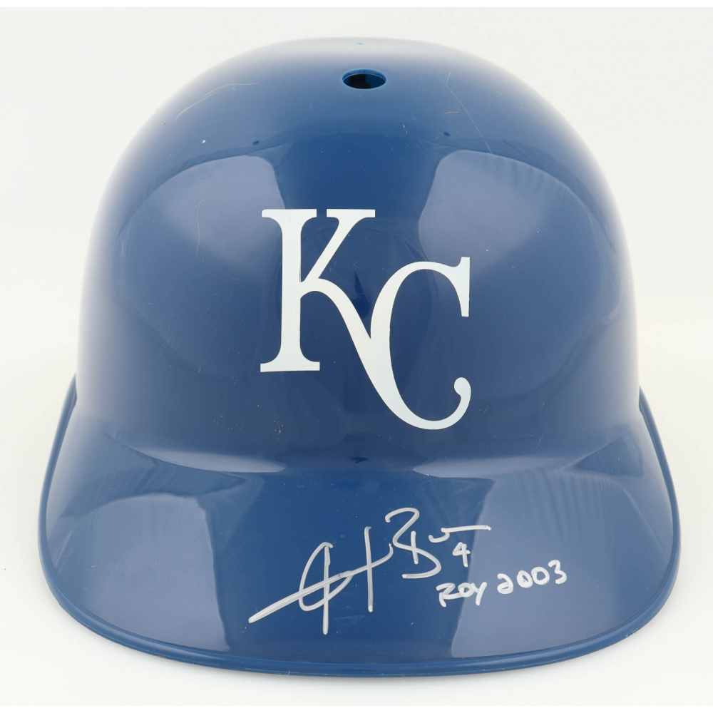 Angel Berroa Signed Royals Full-Size Batting Helmet Inscribed "ROY 2003 ...