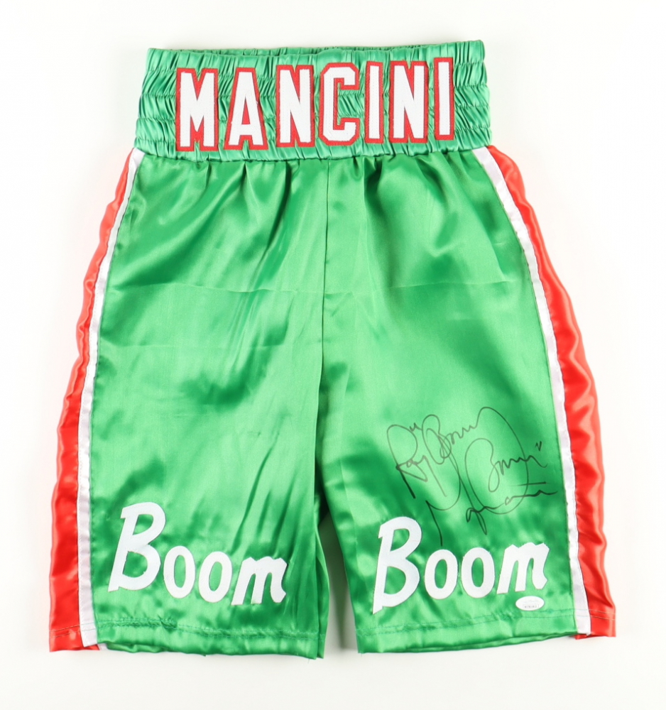 Ray "Boom Boom" Mancini Signed Boxing Trunks (JSA) | Pristine Auction