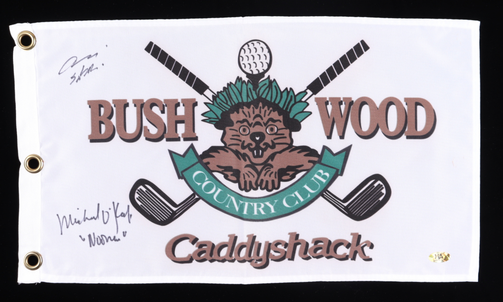 John Barmon & Michael O'Keefe Signed "Caddyshack" Bushwood Country Club ...