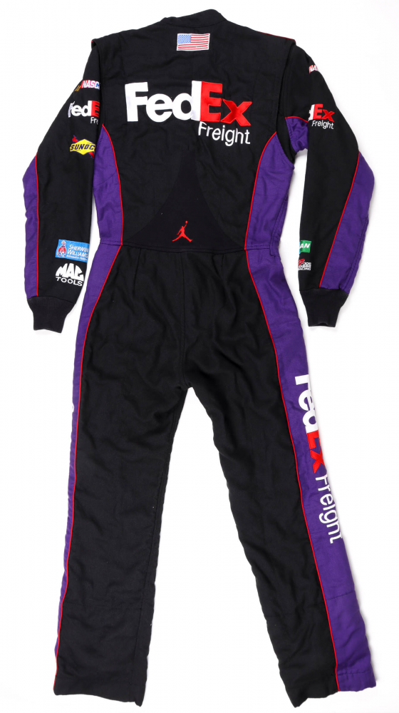 Denny Hamlin Signed & Race-Used 2014 NASCAR Cup Series FedEx Driver's ...