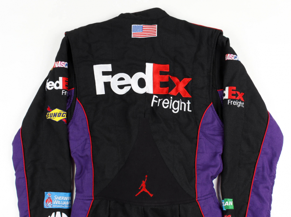 Denny Hamlin Signed & Race-Used 2014 NASCAR Cup Series FedEx Driver's ...