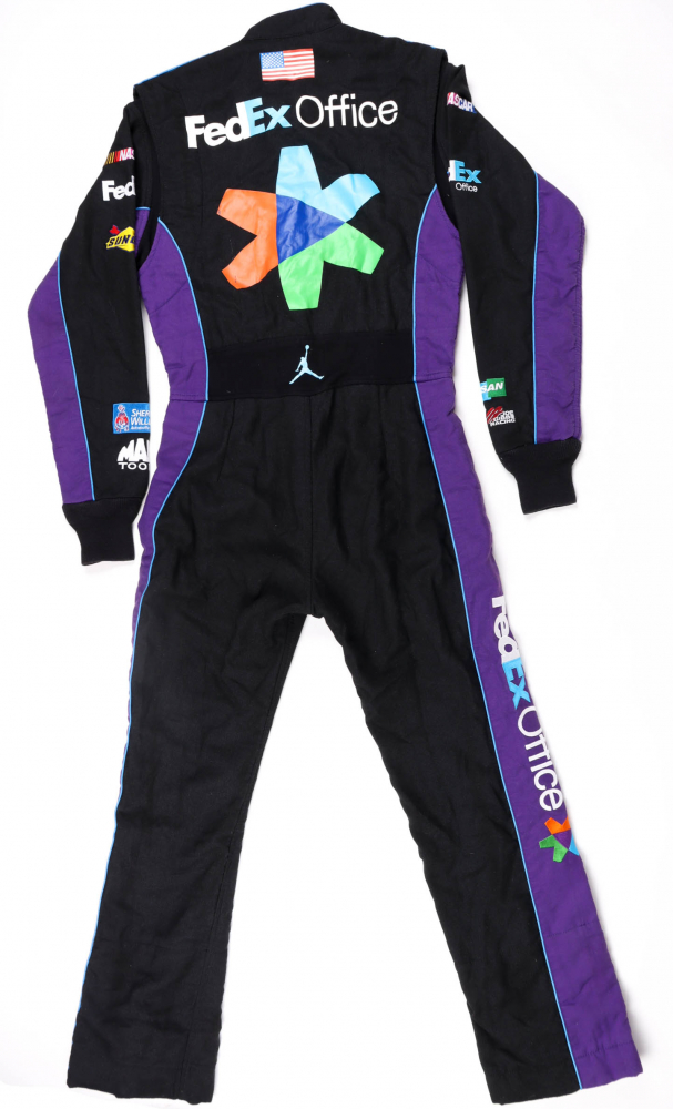 Denny Hamlin Signed & Race-Used 2013 NASCAR Cup Series FedEx Driver's ...