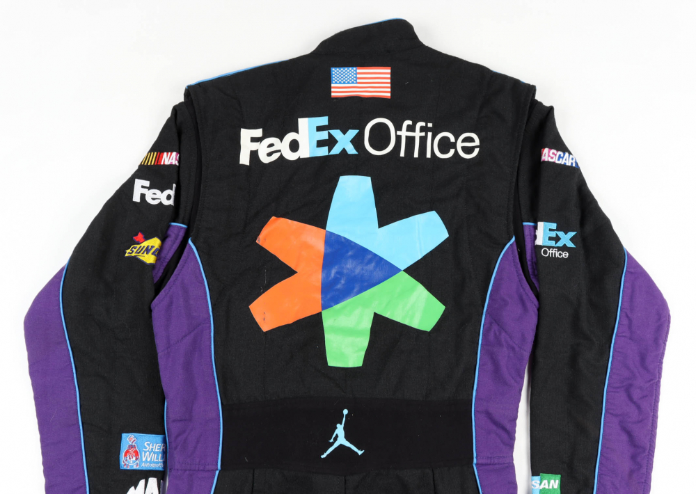 Denny Hamlin Signed & Race-Used 2013 NASCAR Cup Series FedEx Driver's ...