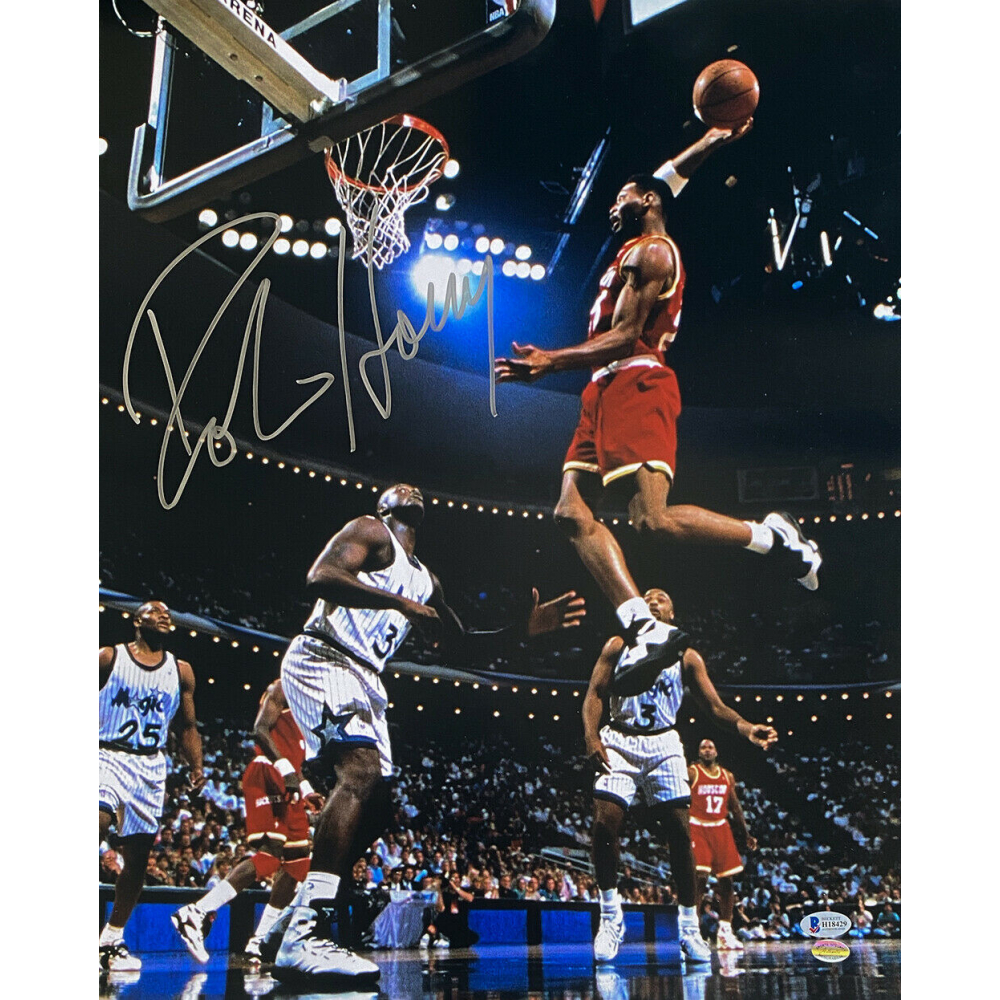 Robert Horry Signed Rockets 16x20 Photo (Beckett) | Pristine Auction