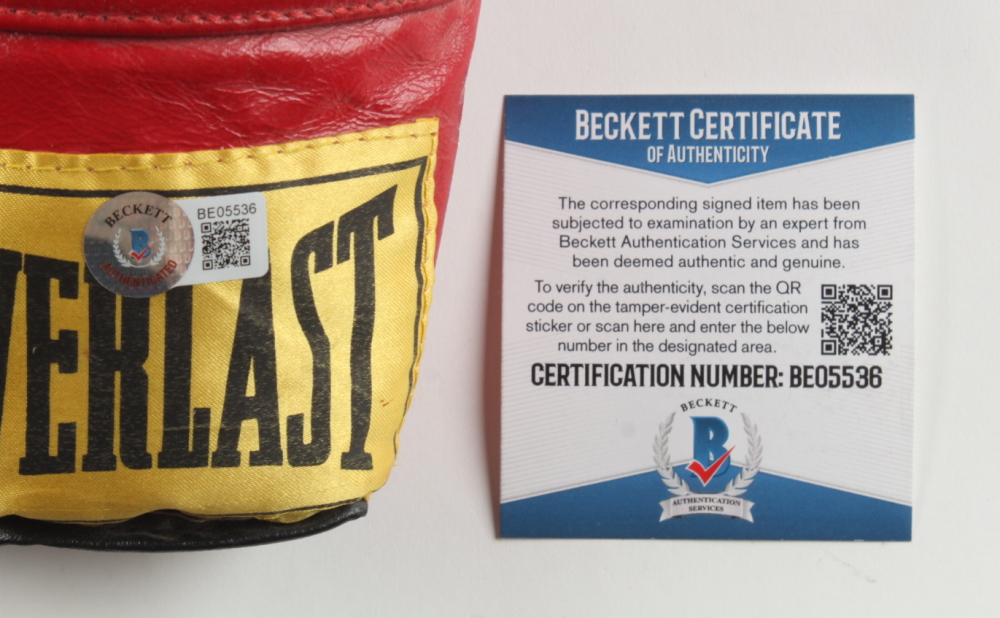 Lou Filippo Signed Everlast Boxing Glove Inscribed "W.B.H.F" & "Rocky 1 ...
