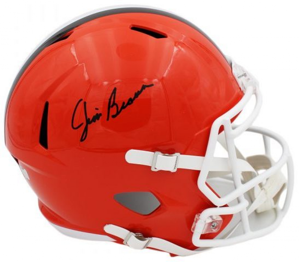 Jim Brown Signed Browns Full-Size Speed Helmet (Radtke) | Pristine Auction