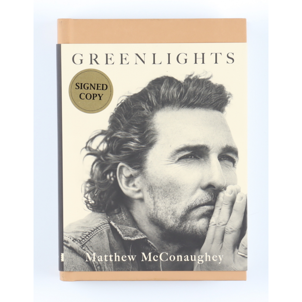 Matthew McConaughey Signed "Green Lights" Hardcover Book (JSA ...
