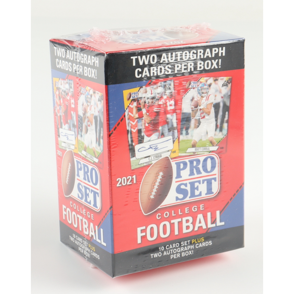 2021 Leaf Pro Set College Football Blaster Box with (12) Cards ...