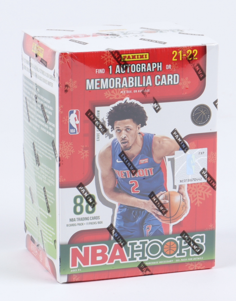 2021-22 Panini NBA Hoops Winter Basketball Blaster Box with (11) Packs ...