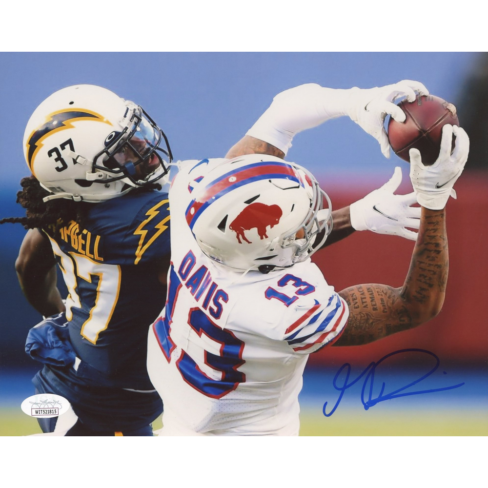 Gabriel Davis Signed Bills 8x10 Photo (JSA) | Pristine Auction