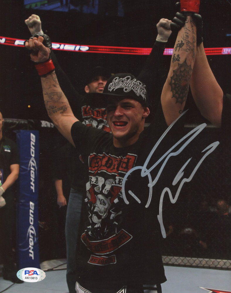 Dustin Poirier Signed UFC 8x10 Photo (PSA) | Pristine Auction