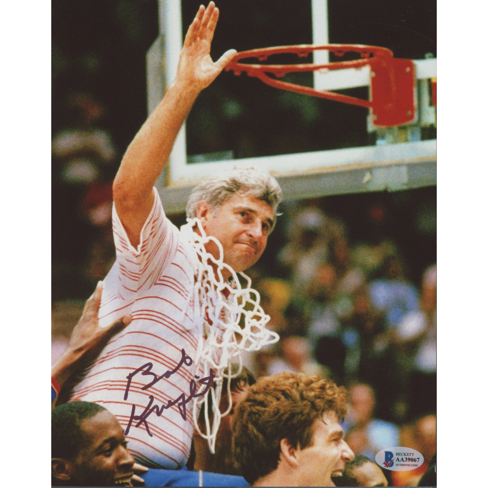 Bob Knight Signed 8x10 Photo (Beckett) | Pristine Auction