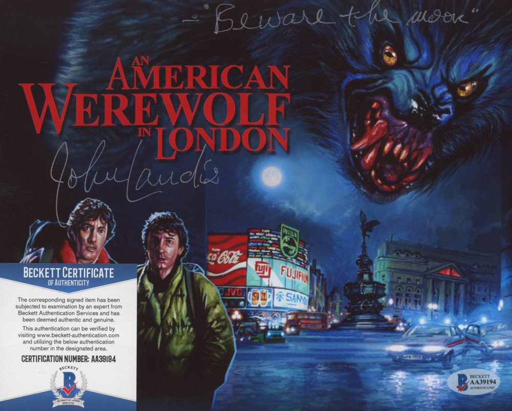 John Landis Signed "An American Werewolf in London" 8x10 Photo ...