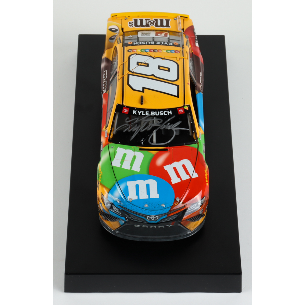 Kyle Busch Signed NASCAR #18 M&M's Busch Clash Win 2021 Camry 1:24 ...