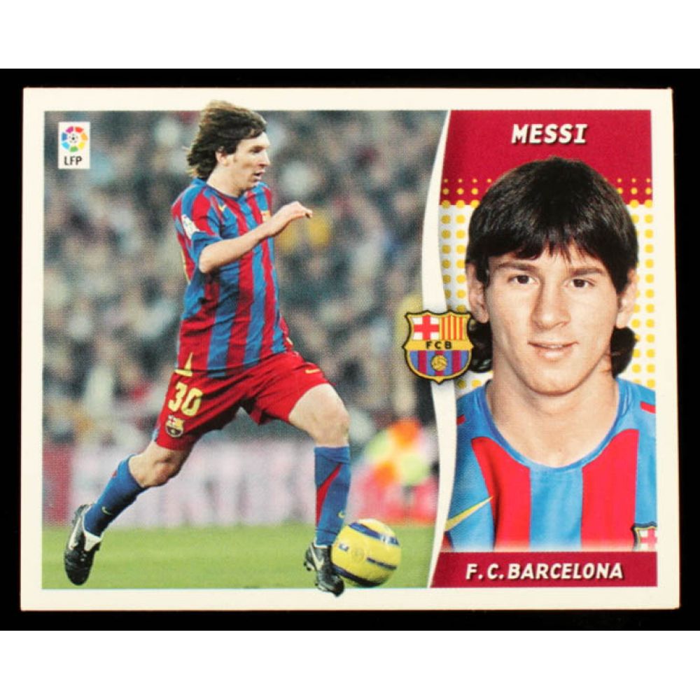 Lionel Messi 2006-2007 Coleccion oficial de cromos LA Liga #NNO ...
