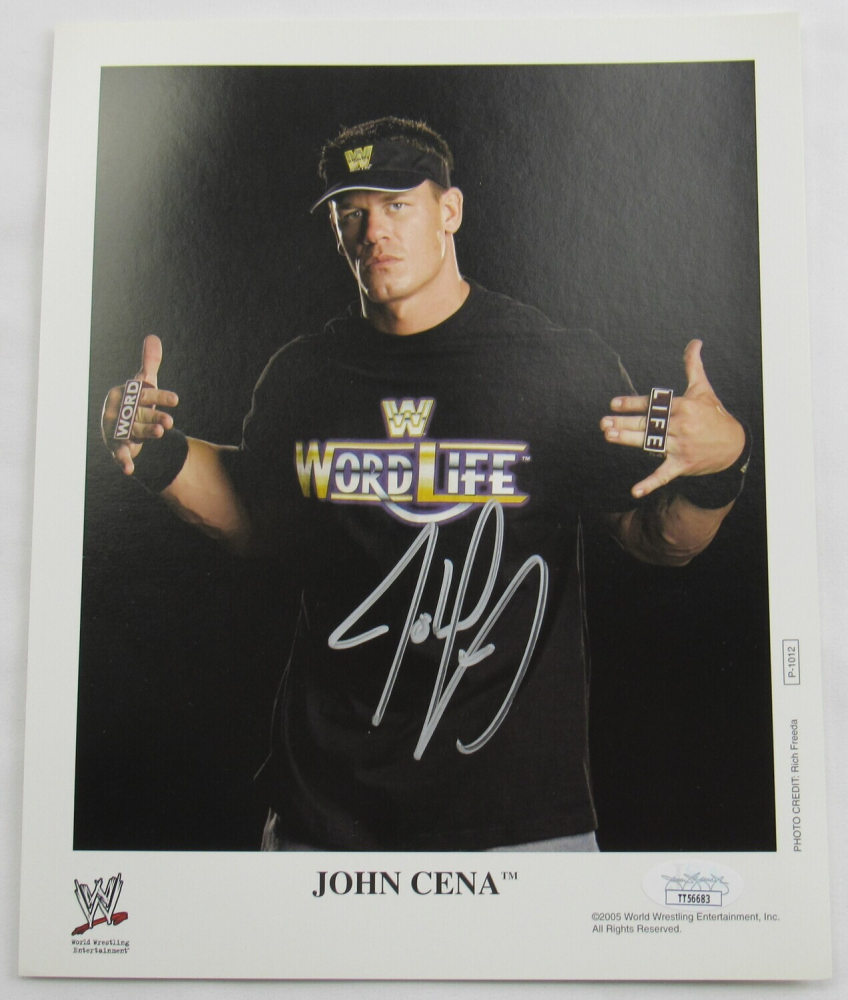 John Cena Signed WWE 8x10 Photo (JSA) | Pristine Auction