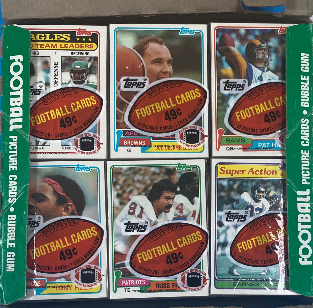 1981 Topps Football Cello Box with (24) Packs | Pristine Auction