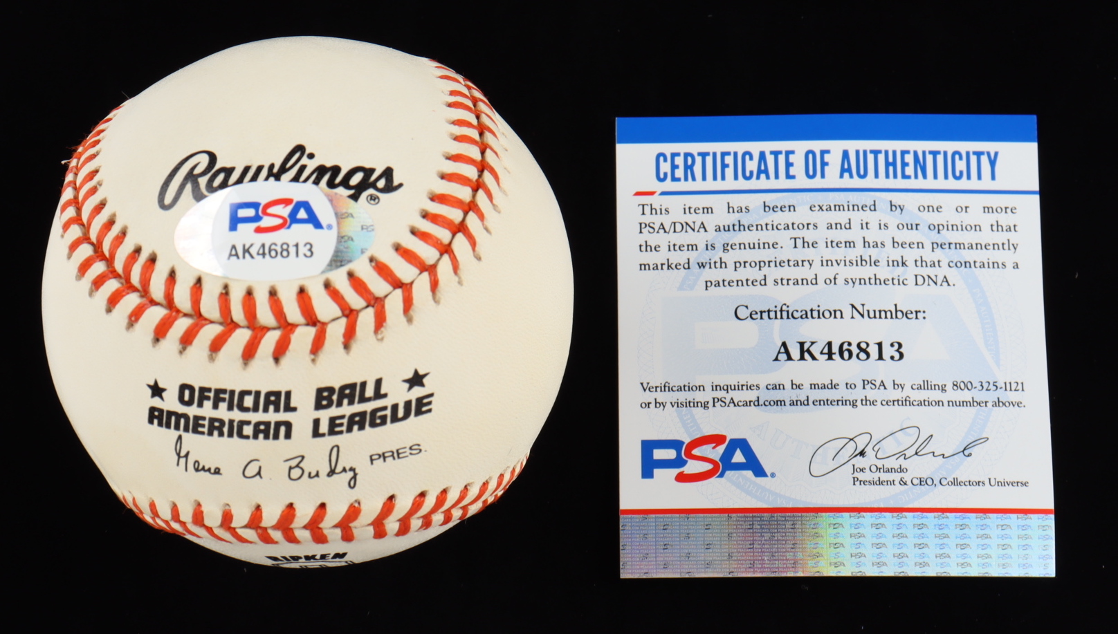 Cal Ripken Jr. Signed Logo ONL Baseball (PSA) | Pristine Auction
