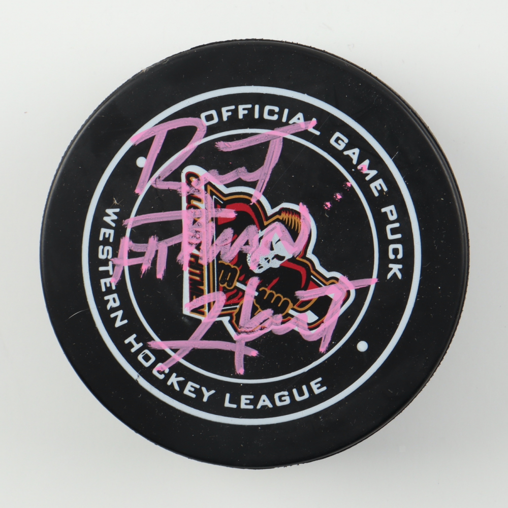 Bret "The Hitman" Hart Signed Hitmen Logo Hockey Puck (COJO) | Pristine ...