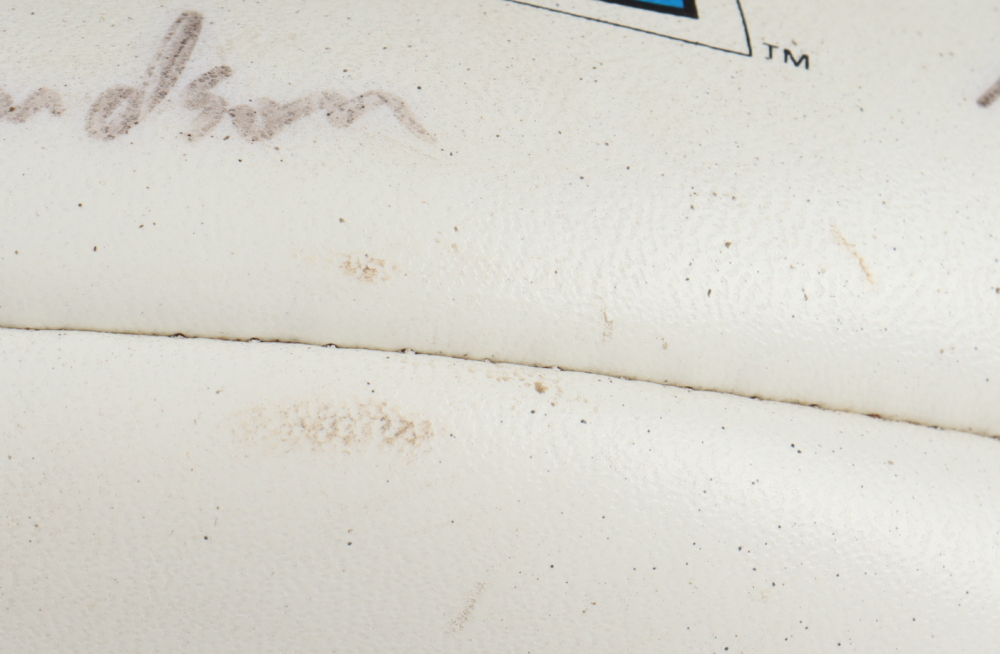 Panthers Logo Football Signed By George Seifert, Jerry Richardson, Mark ...