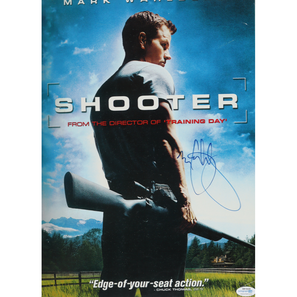 Mark Wahlberg Signed "Shooter" 11x15 Movie Poster Photo (AutographCOA ...