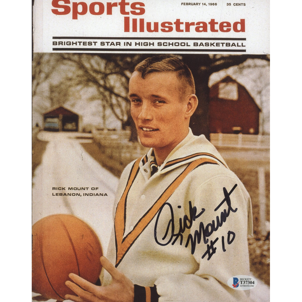 Rick Mount Signed 1966 Sports Illustrated 8x10 Photo (Beckett ...