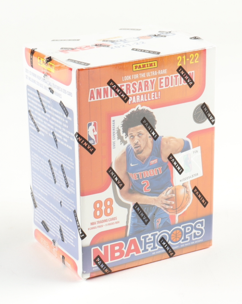 2021-22 Panini NBA Hoops Basketball Blaster Box with (11) Packs ...