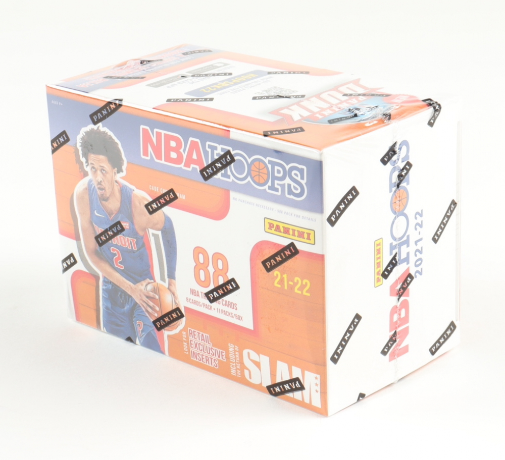 2021-22 Panini NBA Hoops Basketball Blaster Box with (11) Packs ...