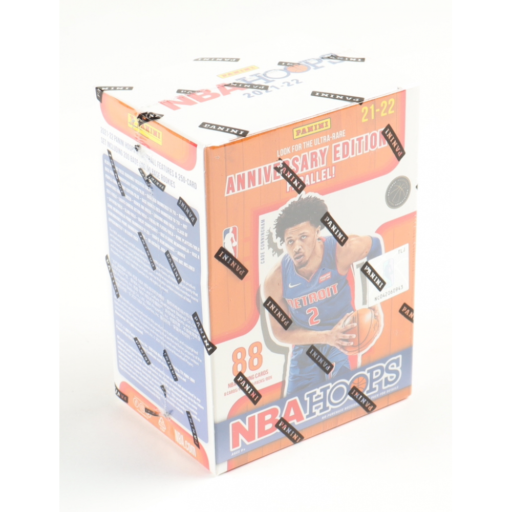2021-22 Panini NBA Hoops Basketball Blaster Box with (11) Packs ...